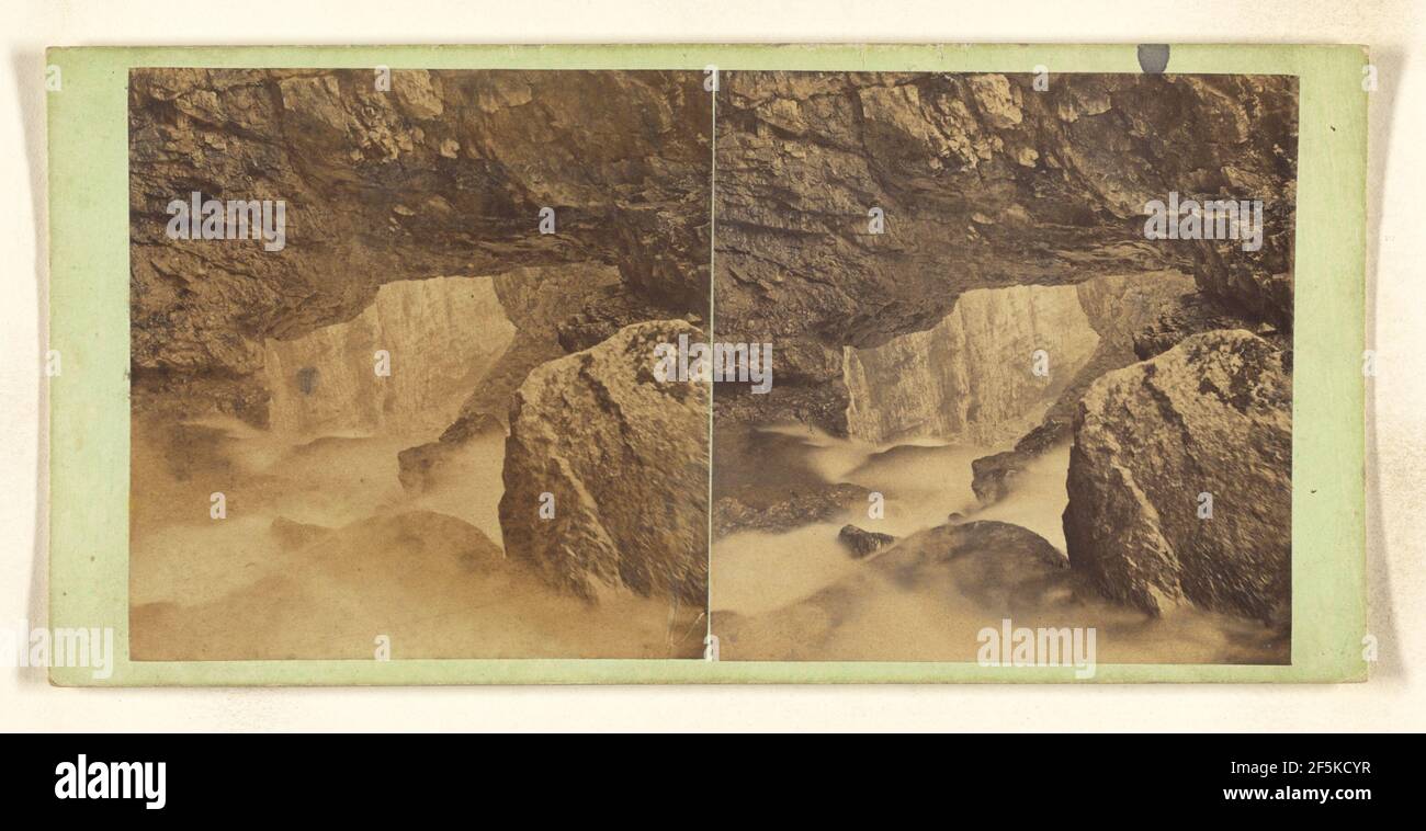 Gordale, A peep through the natural arch.. Michael Horner (English ...