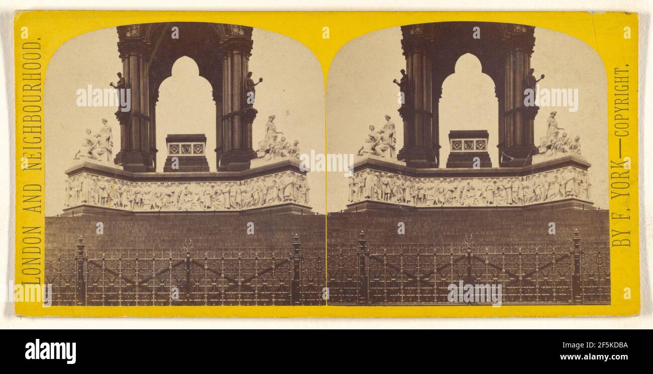 The Albert Memorial - The Podium, North, by Philip.. Frederick York ...