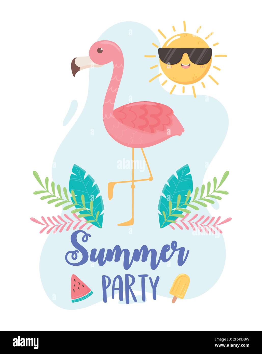 summer party event celebration card Stock Vector Image & Art - Alamy