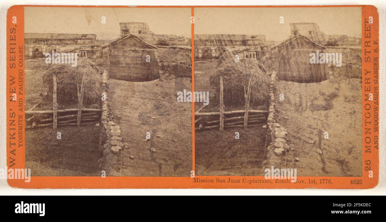 Mission San Juan Capiatrano sic, Estab. Nov. 1st, 1776.. Carleton ...