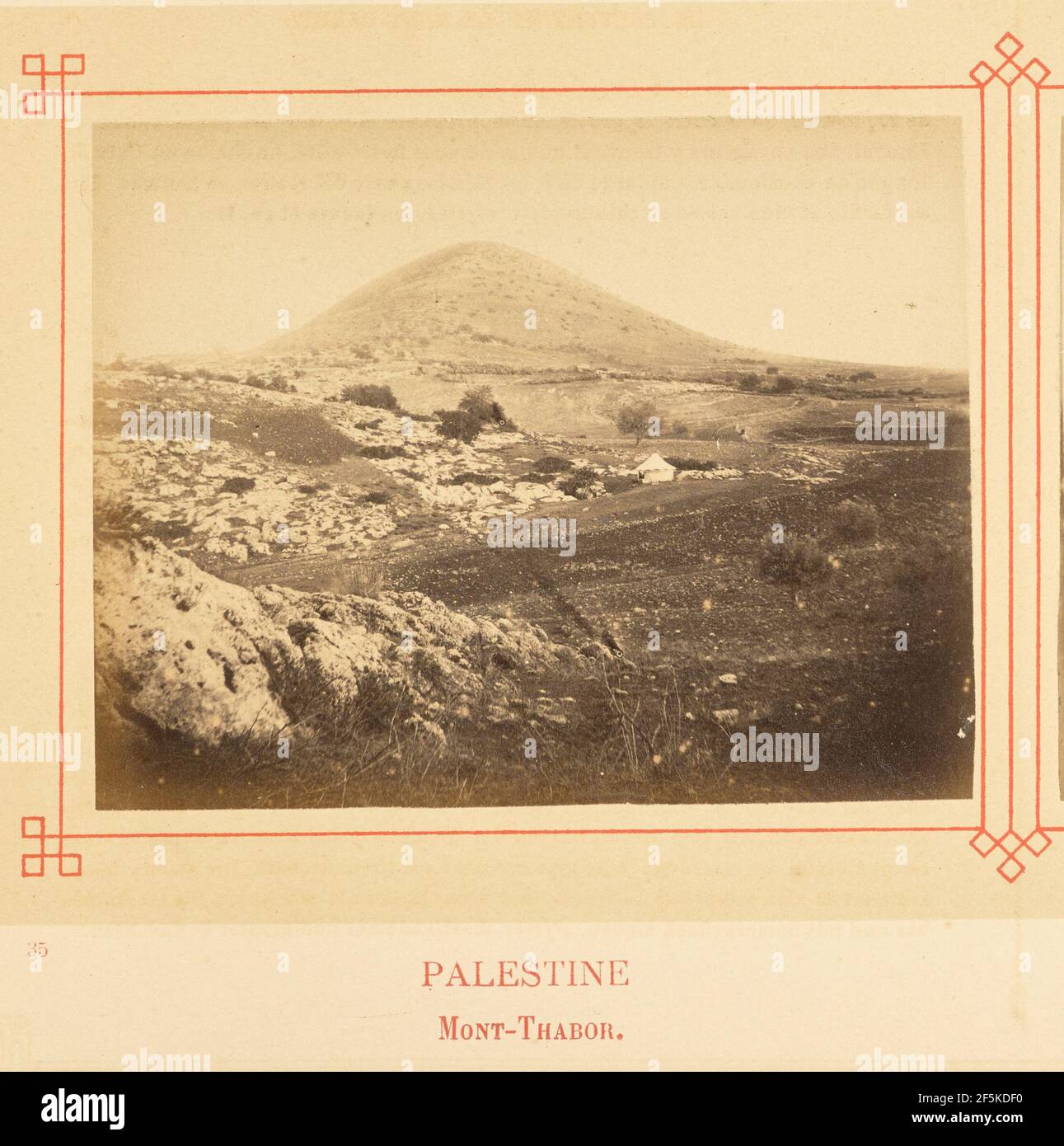 Mont-Thabor.. Félix Bonfils (French, 1831 - 1885 Stock Photo - Alamy