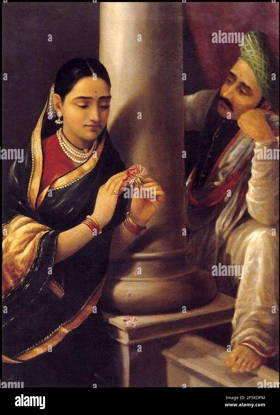 Raja Ravi Varma, Stolen Interview Stock Photo - Alamy