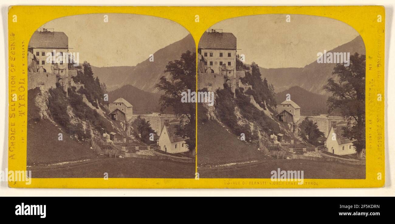 Vue de Fernstein, Ober Innthal, Tyrol.. William England (British, 1816 ...