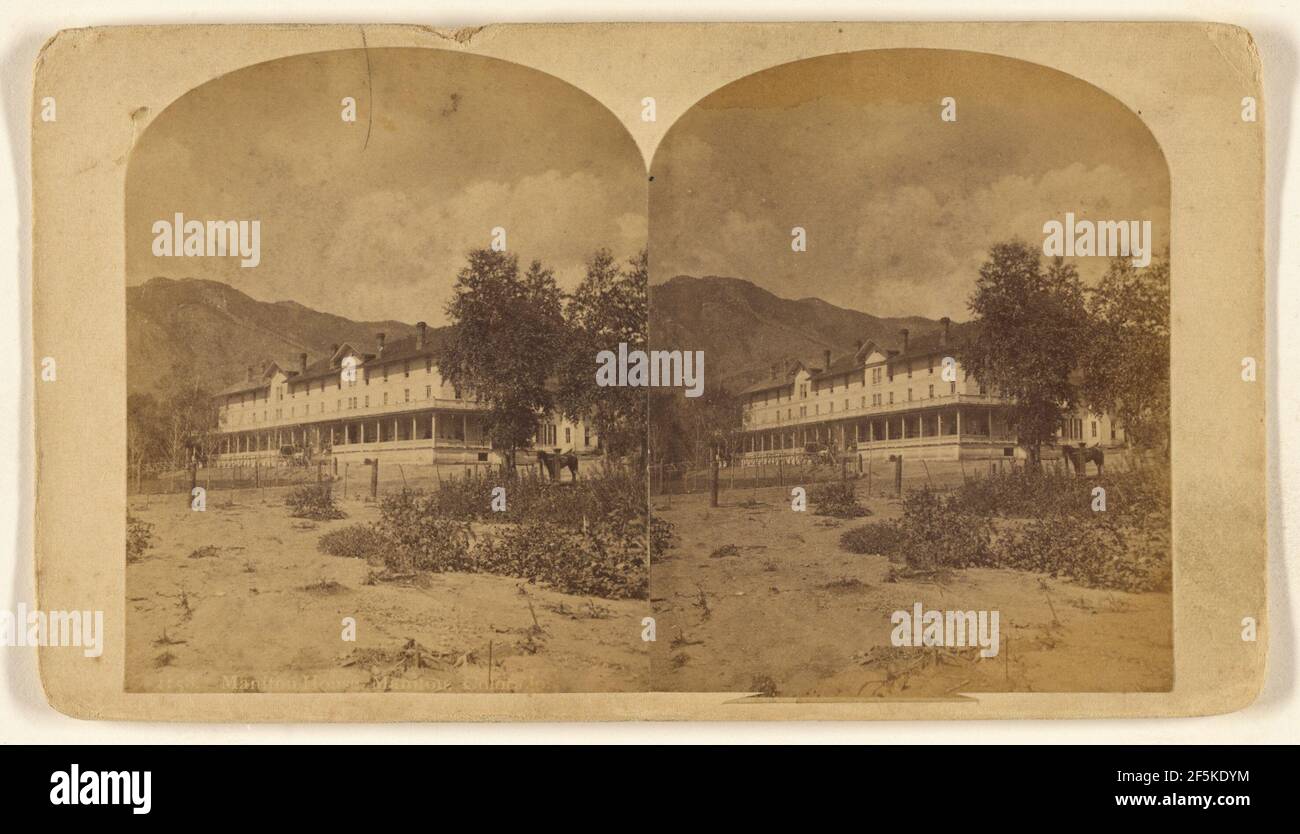 Manitou House, Manitou, Colorado. Attributed to William Henry Jackson ...