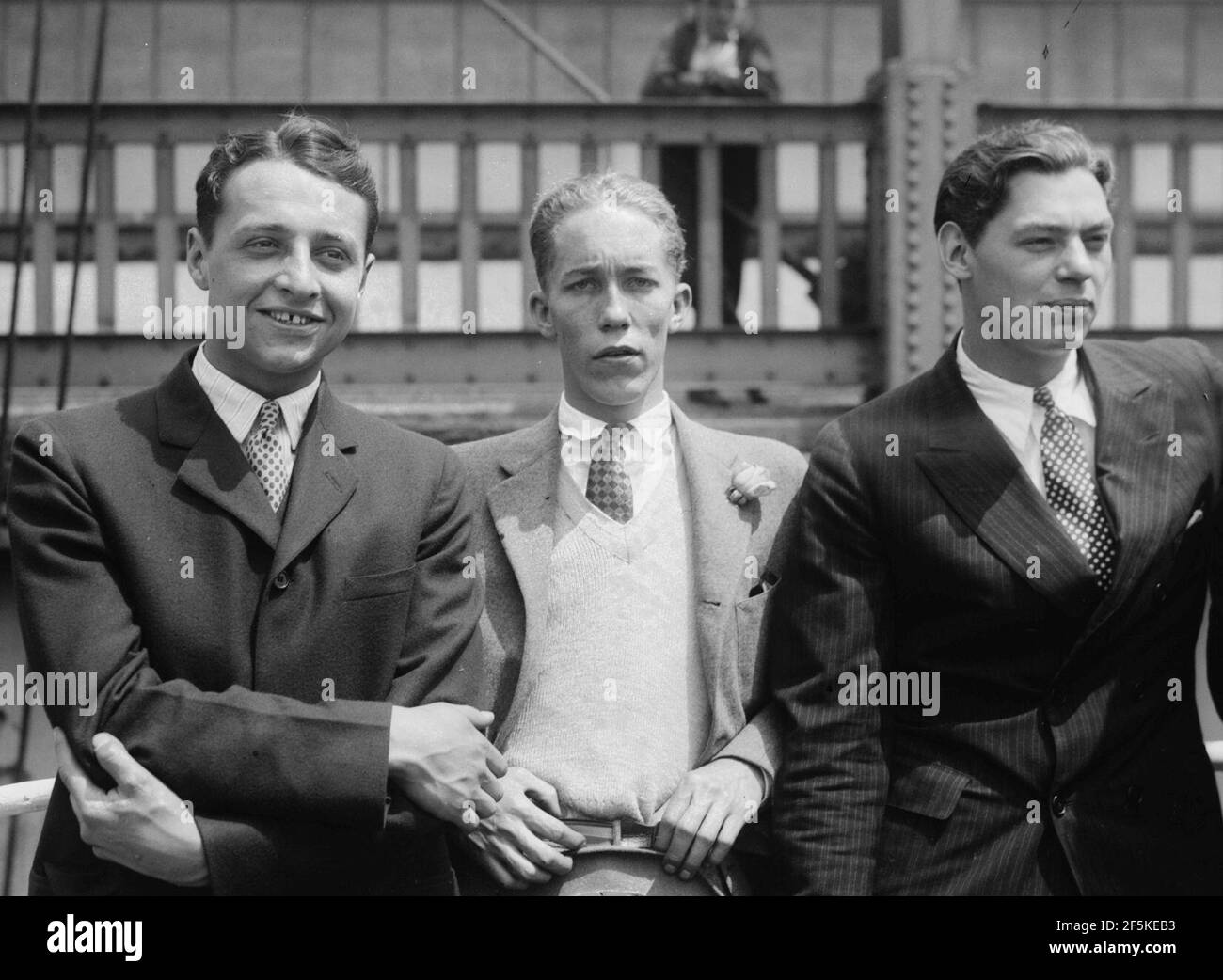 Ralph Breyer, Bob Skelton, Johnny Weissmuller. c. 1925 Stock Photo - Alamy