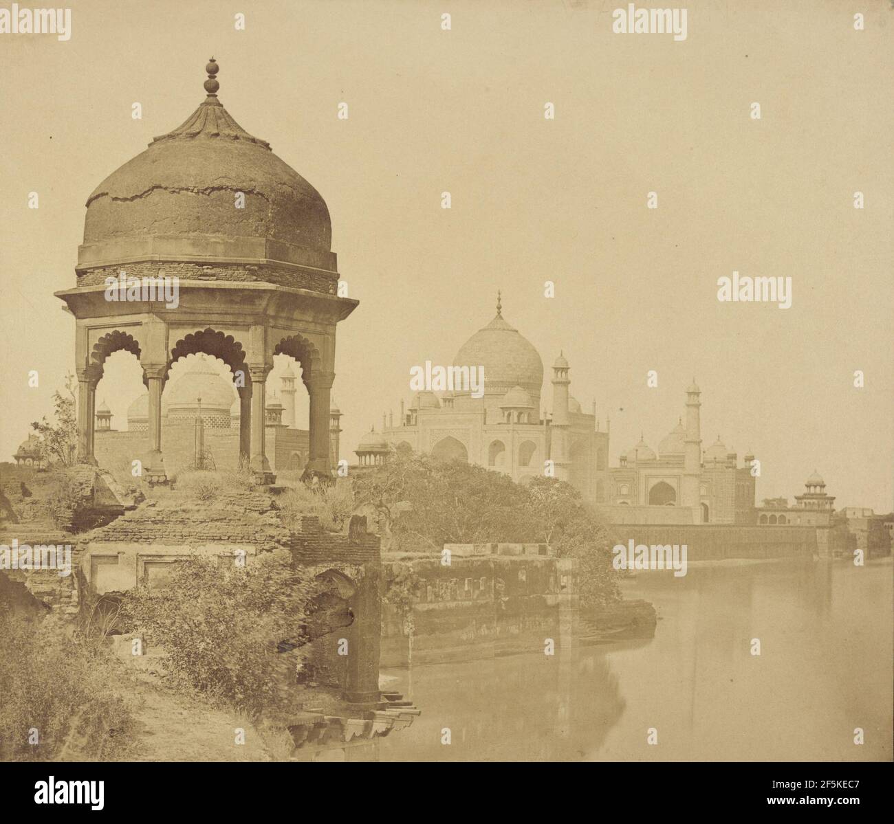 The Taj Mahal from the East. Felice Beato (English, born Italy, 1832 ...