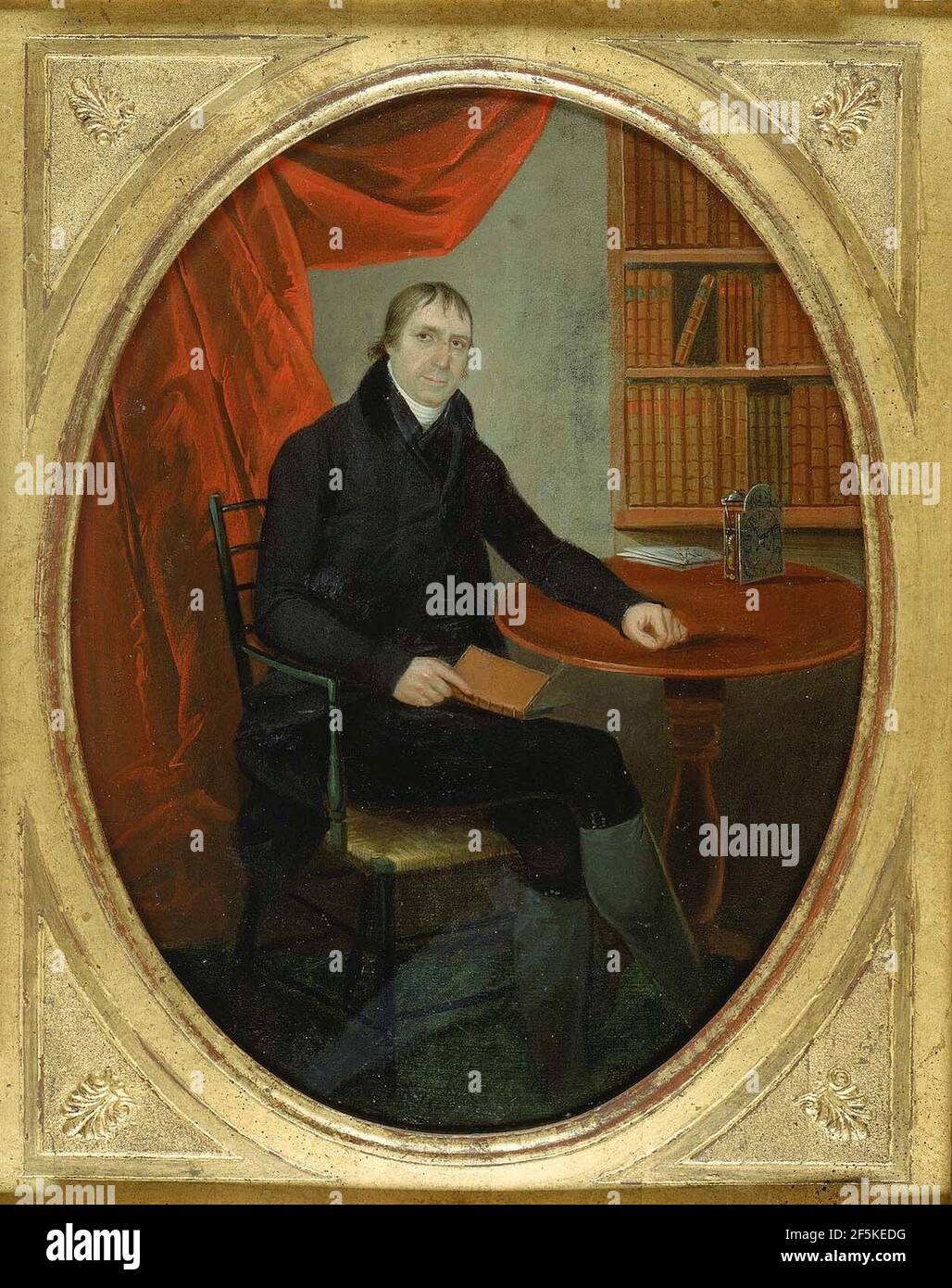 Ralph Earl - Portrait of a Connecticut Clockmaker Stock Photo - Alamy