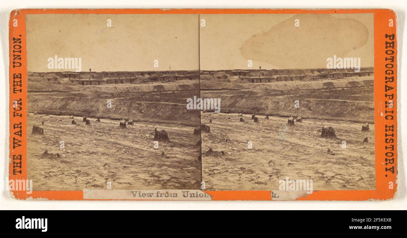 View from the Union Fort Sedgwick, called by the Rebel soldiers "Fort ...