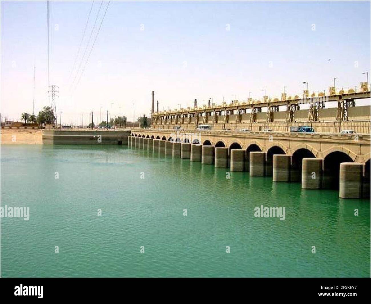 Ramadi Barrage Upstream USACE NWD Stock Photo - Alamy