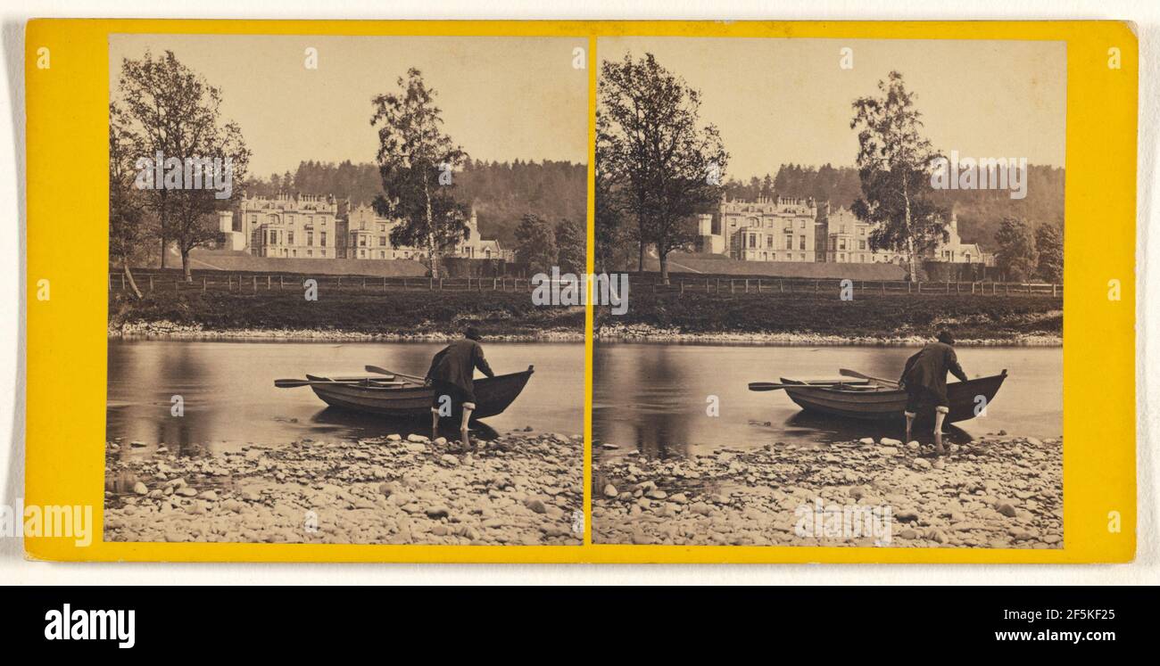 Abbotsford, from the Tweed.. George Washington Wilson (Scottish, 1823 ...