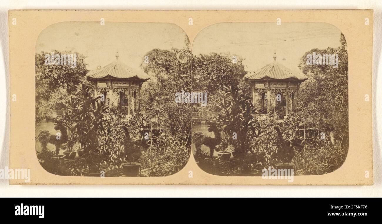 Canton. Garden of How Qua, The Chinese Merchant Prince Stock Photo - Alamy