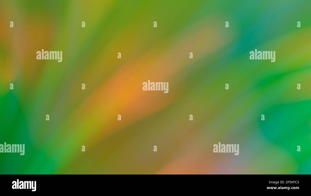 Abstract blurry green background with rainbow highlights Stock Photo ...