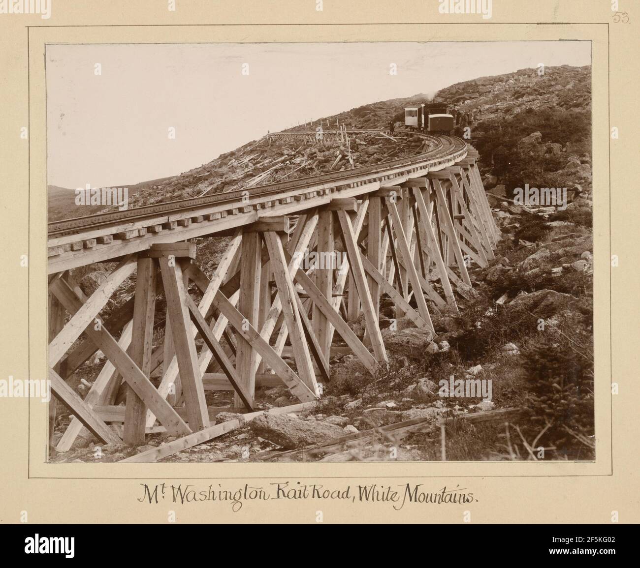 Mt. Washington Rail Road, White Mountain's. John Coates Browne ...