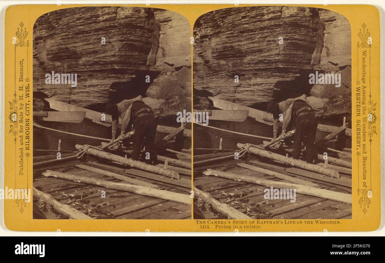 The Camera's Story of Raftman's Life on the Wisconsin. Puting sic in a ...