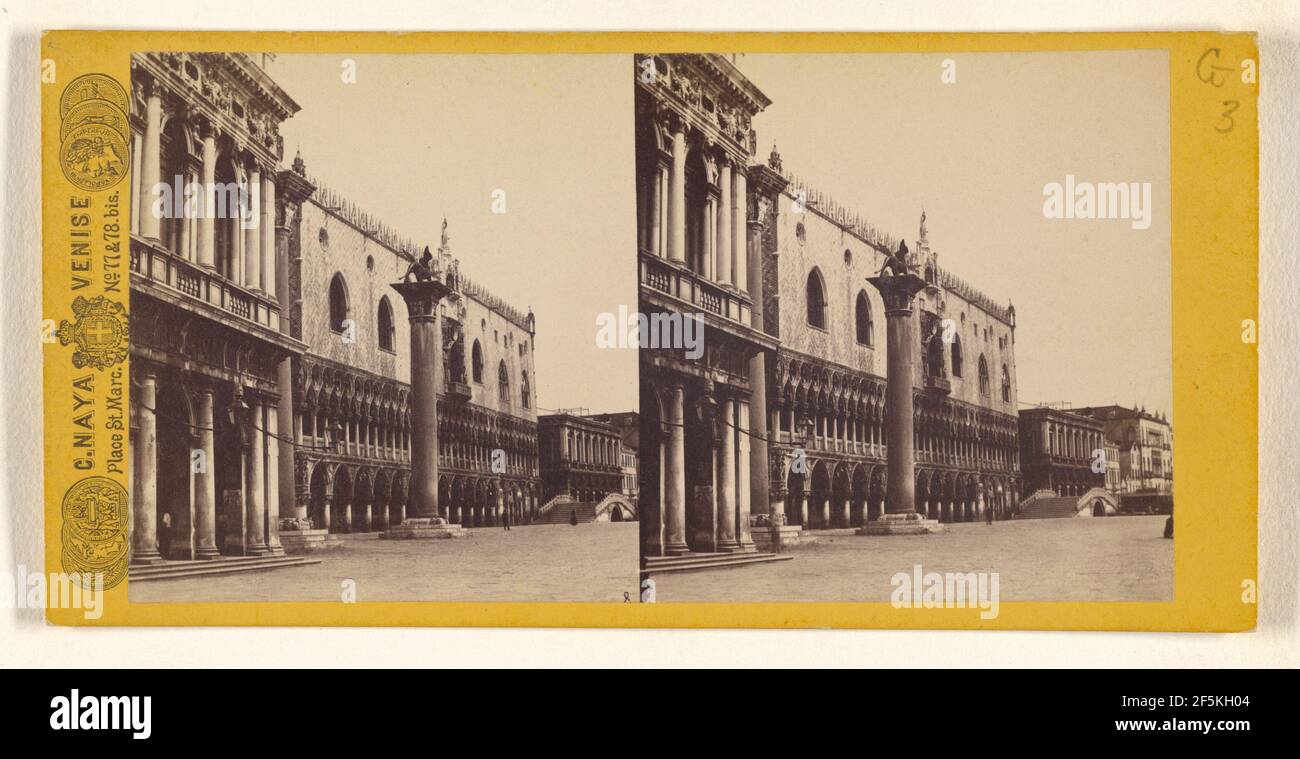 St. Marks, Venice, Italy. Carlo Naya (Italian, 1816 - 1882 Stock Photo ...