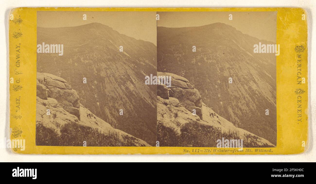 Mt. Webster - from Mt. Willard.. Nathan W. Pease (American, 1836 - 1918 ...