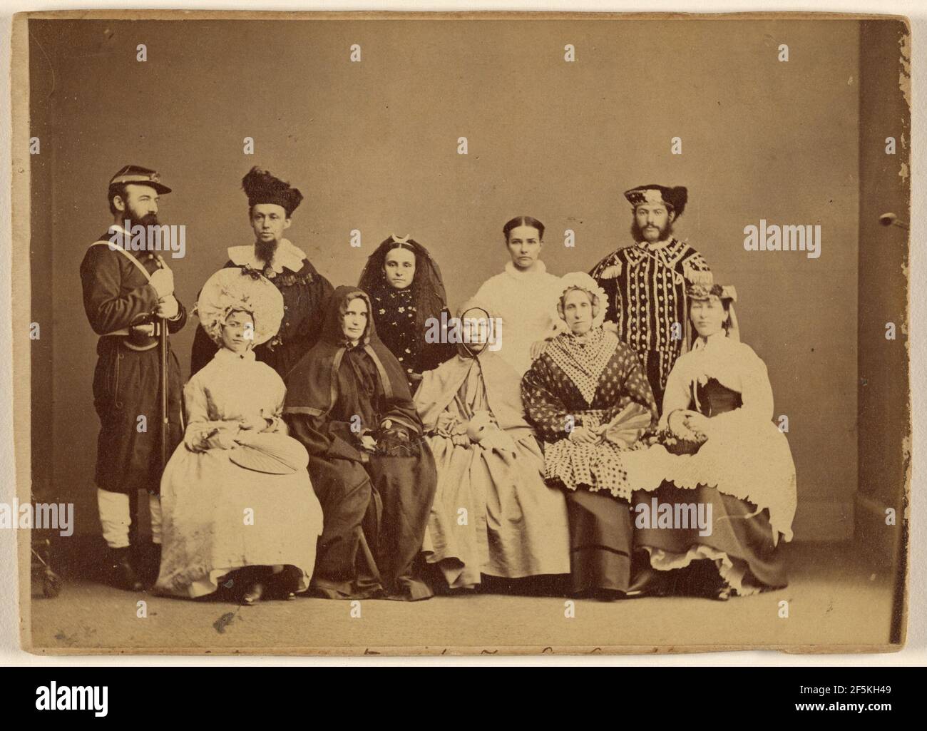 Masquerade Picture February 18th 1868 - Friendship Hall Phila.. William ...