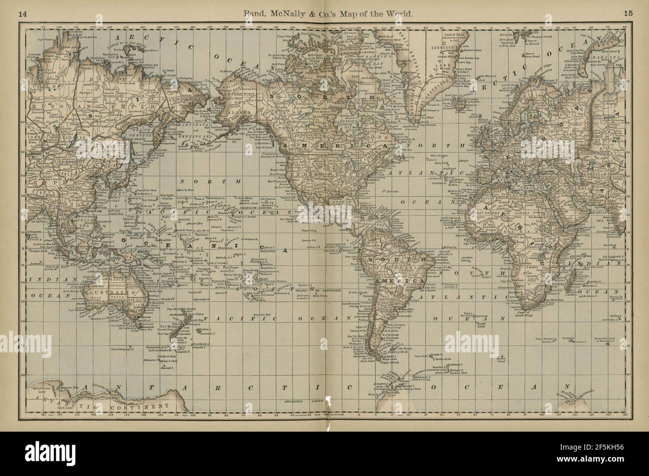 Vintage rand mcnally maps hi-res stock photography and images - Alamy