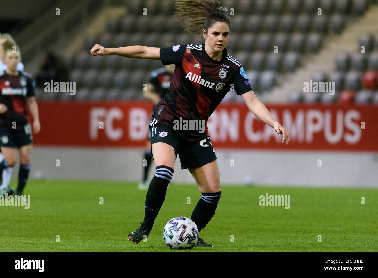 Munich, Germany. 24th Mar, 2021. Sarah Zadrazil (#25 FC Bayern Munich ...
