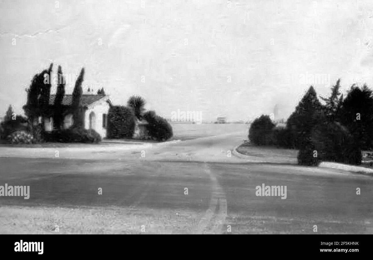 Randolph Field - 1938 - Main Enterance Stock Photo - Alamy