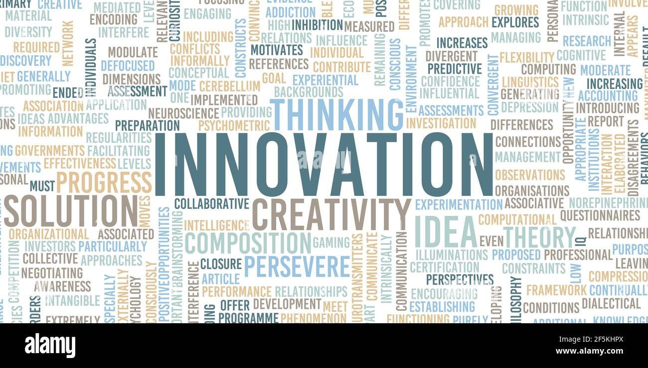 Innovation as a Business Technology Idea Concept Abstract Stock Photo ...
