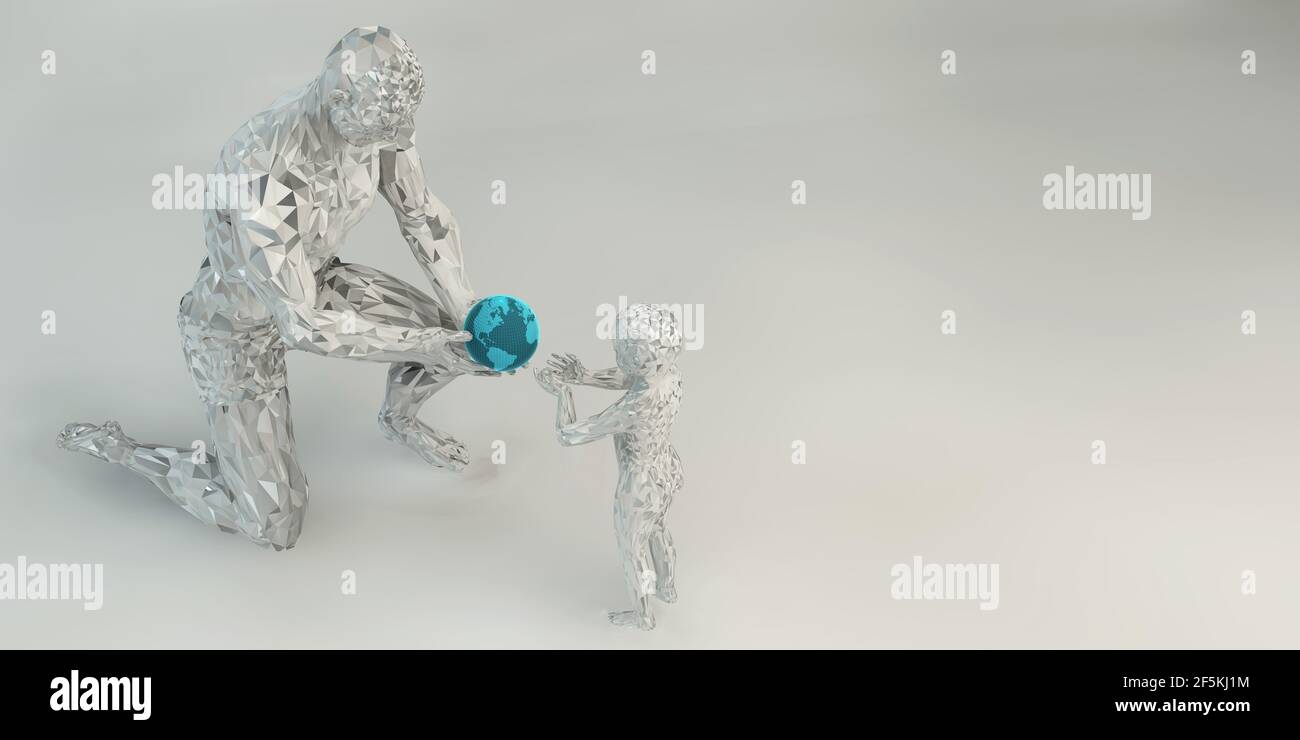 Parental Guidance and Positive Parenting Child Development Stock Photo ...