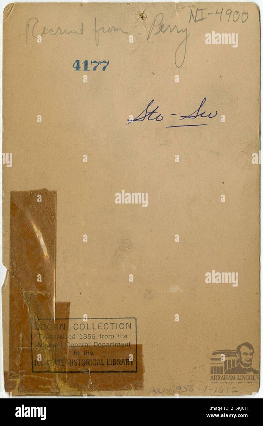 Ransom P. Stowe Stock Photo - Alamy