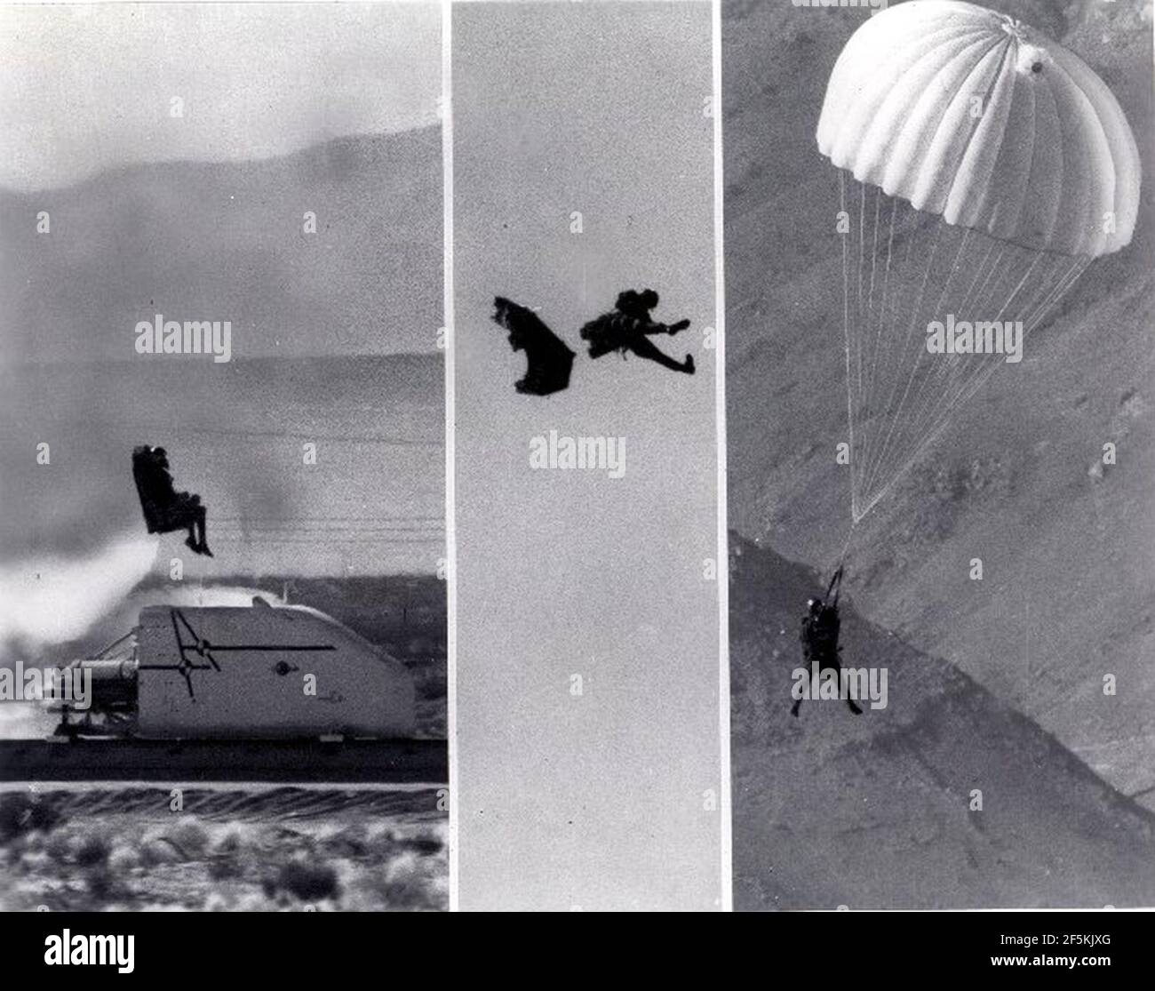 RAPEC ejection seat sequence at NOTS China Lake Stock Photo - Alamy