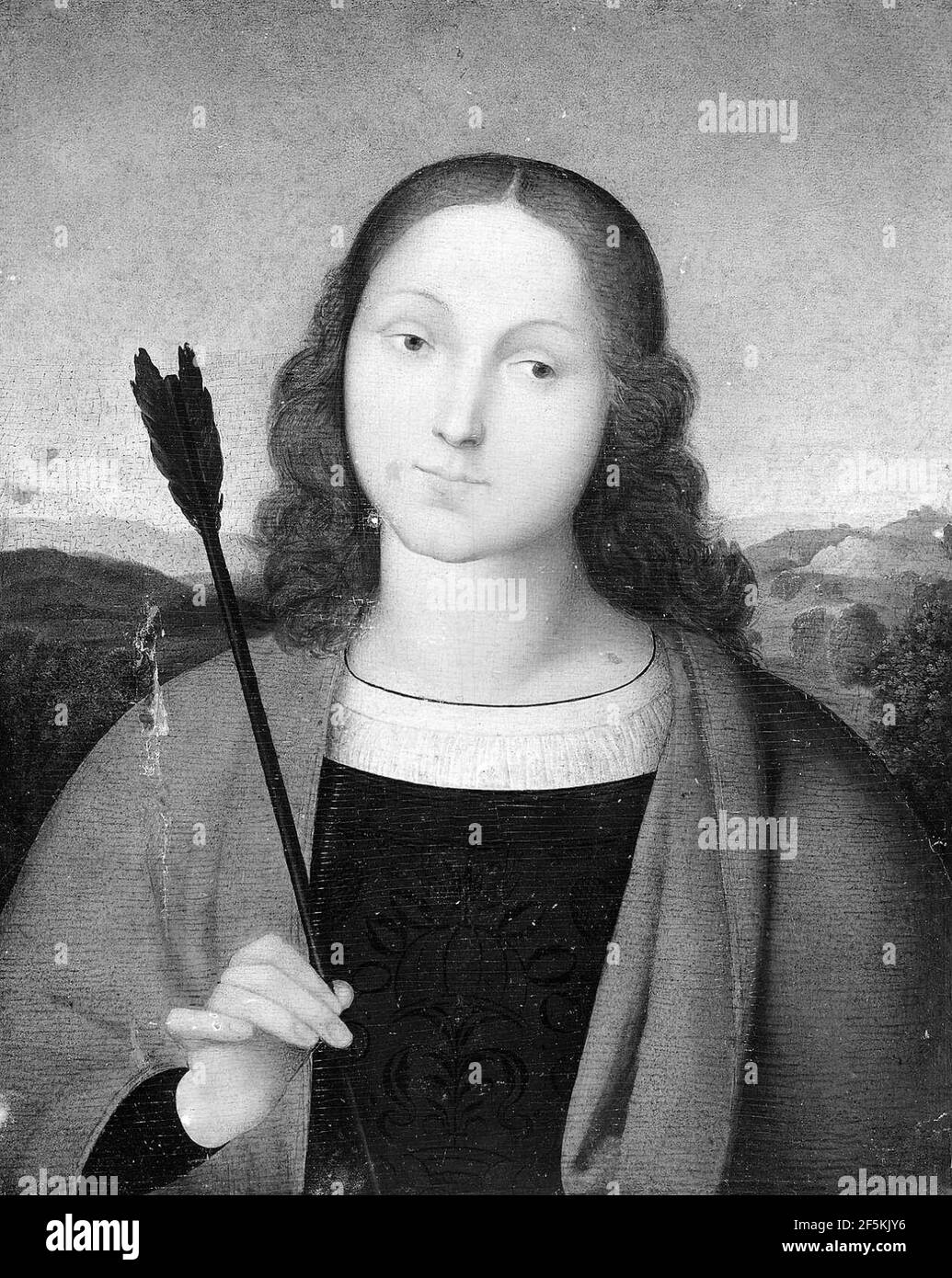 Raphael (Raffaello Sanzio or Santi) - Saint Sebastian - 06.120 Stock ...