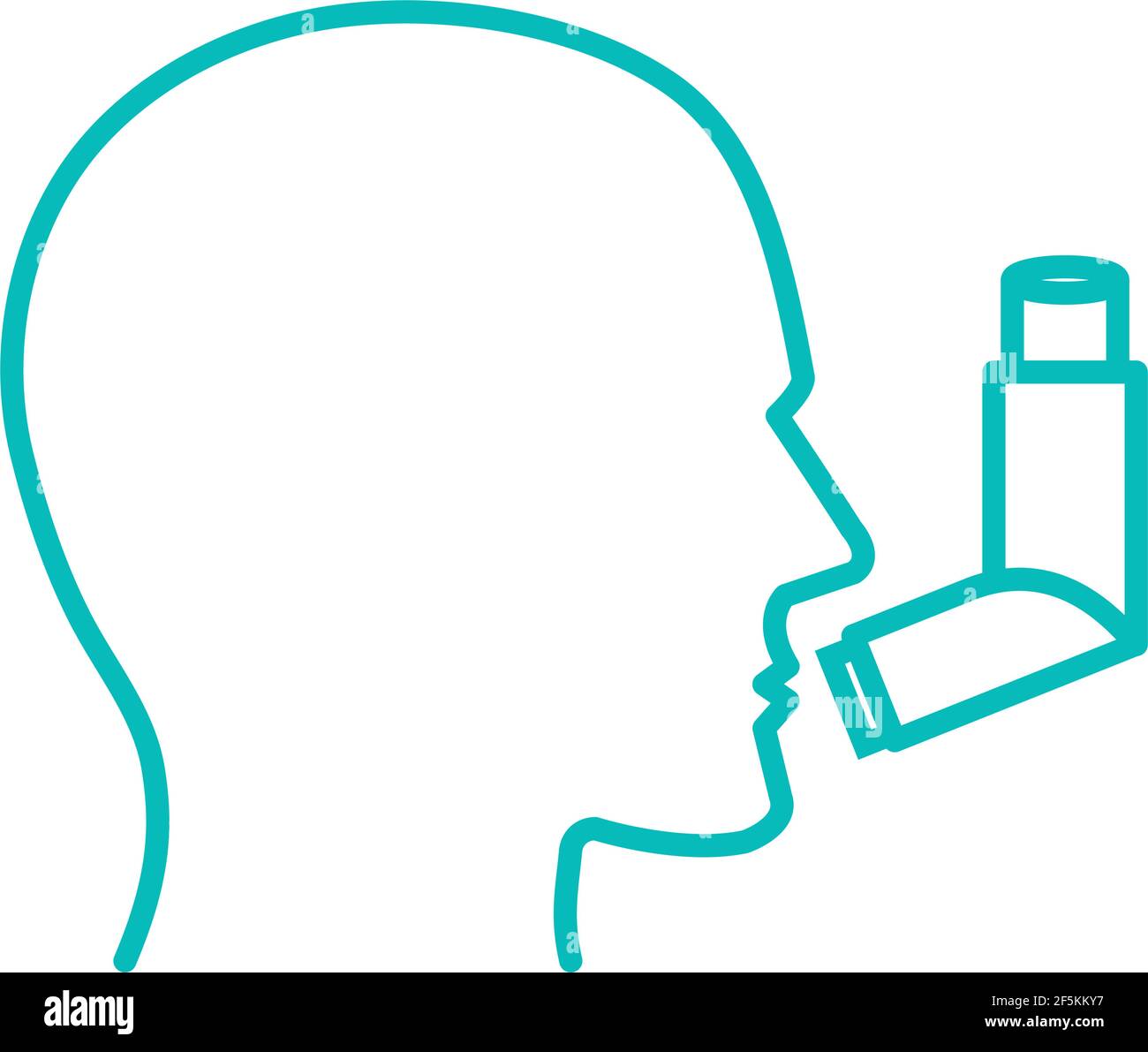 Boy inhalation Stock Vector Images - Alamy