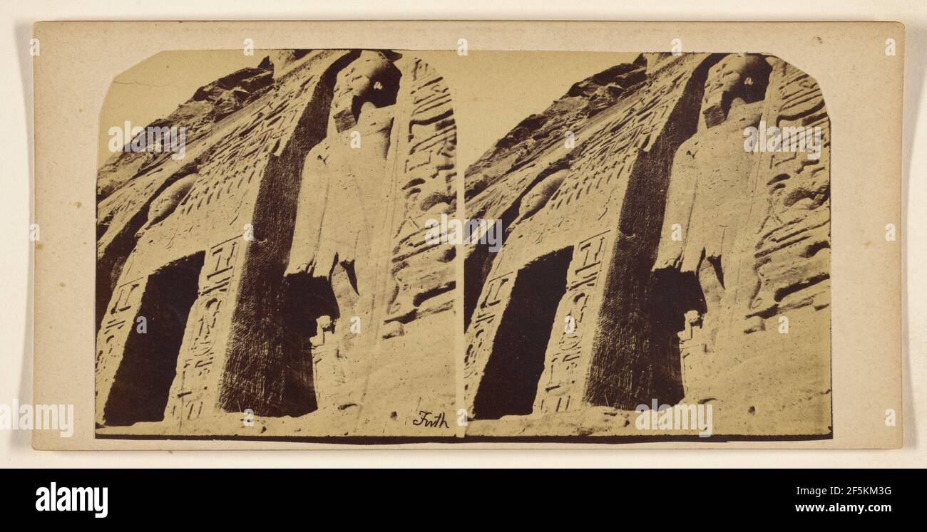 The small rock Temple at Abou Simbel. Francis Frith (English, 1822 ...