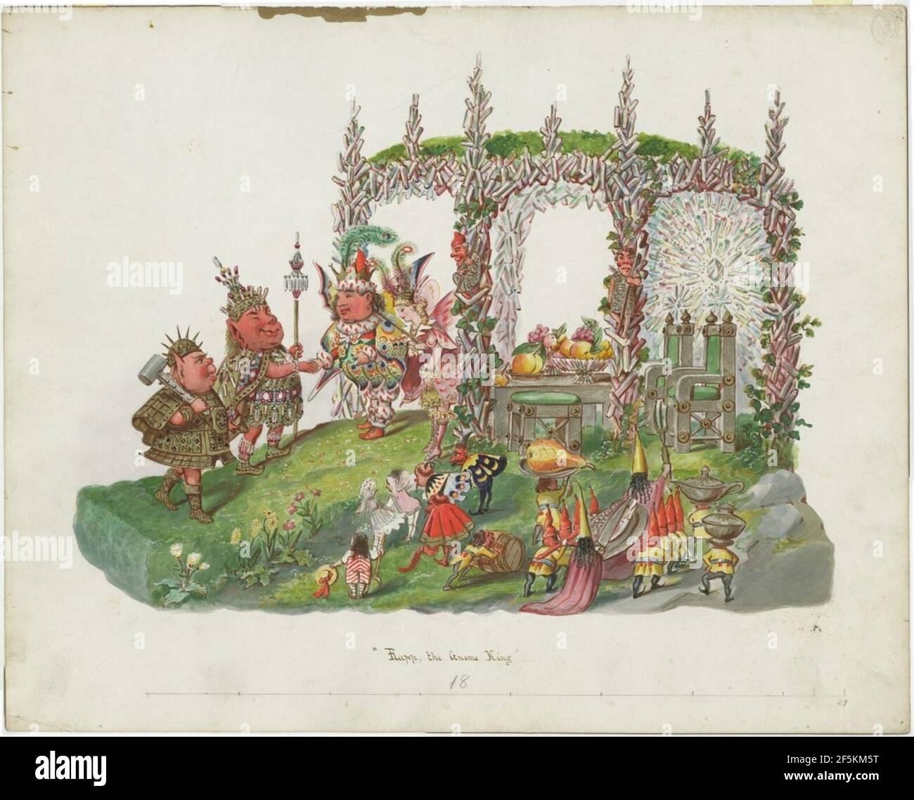 Rapp the Gnome King Float Design 1878 Knights of Momus parade New ...