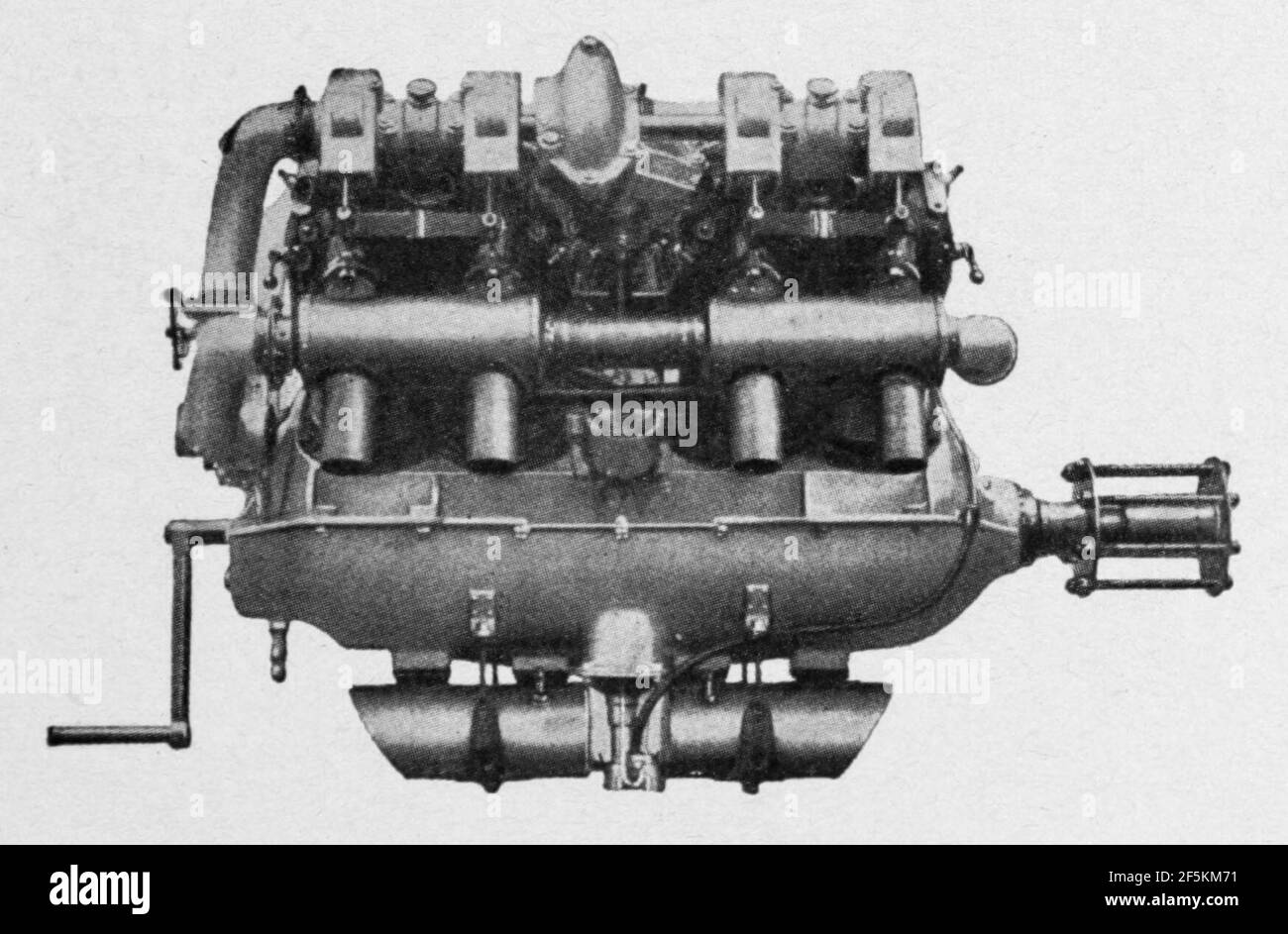 Rapp 200 hp aircraft engine, side view Stock Photo - Alamy