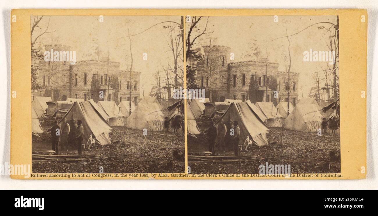 Castle Murray, near Auburn, Virginia. Timothy H. O'Sullivan (American ...