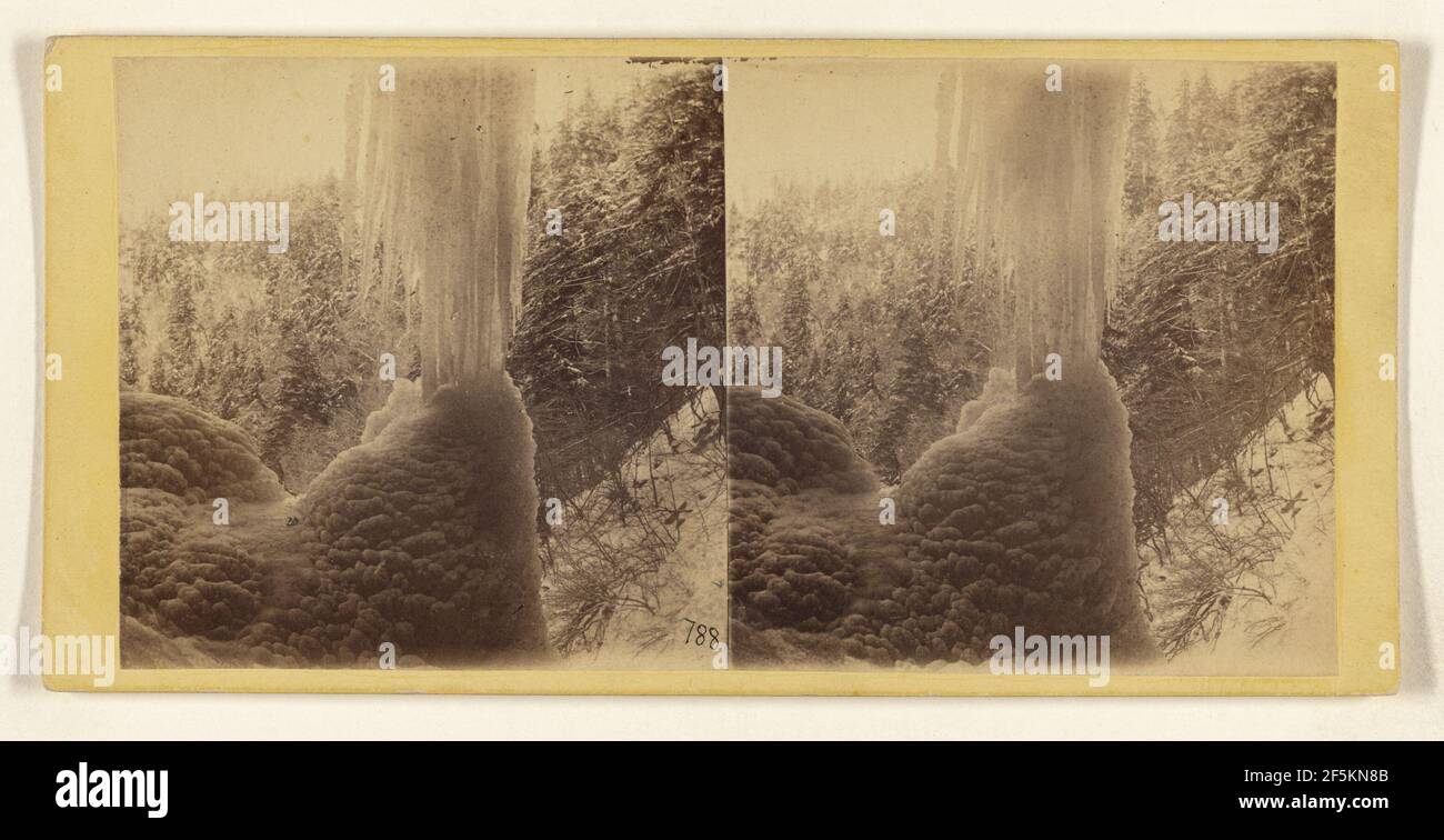 Winter in the Catskills. Ice and snow. Edward and Henry T. Anthony & Co ...