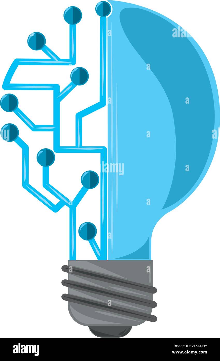 light bulb technology innovation isolated Stock Vector Image & Art - Alamy