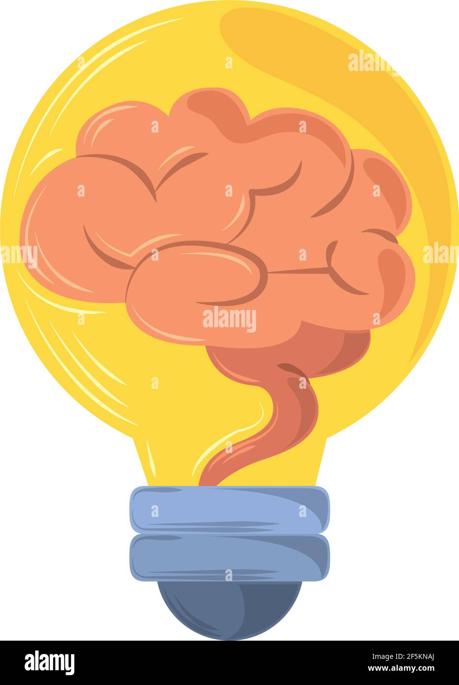 light bulb brain idea imagination Stock Vector Image & Art - Alamy