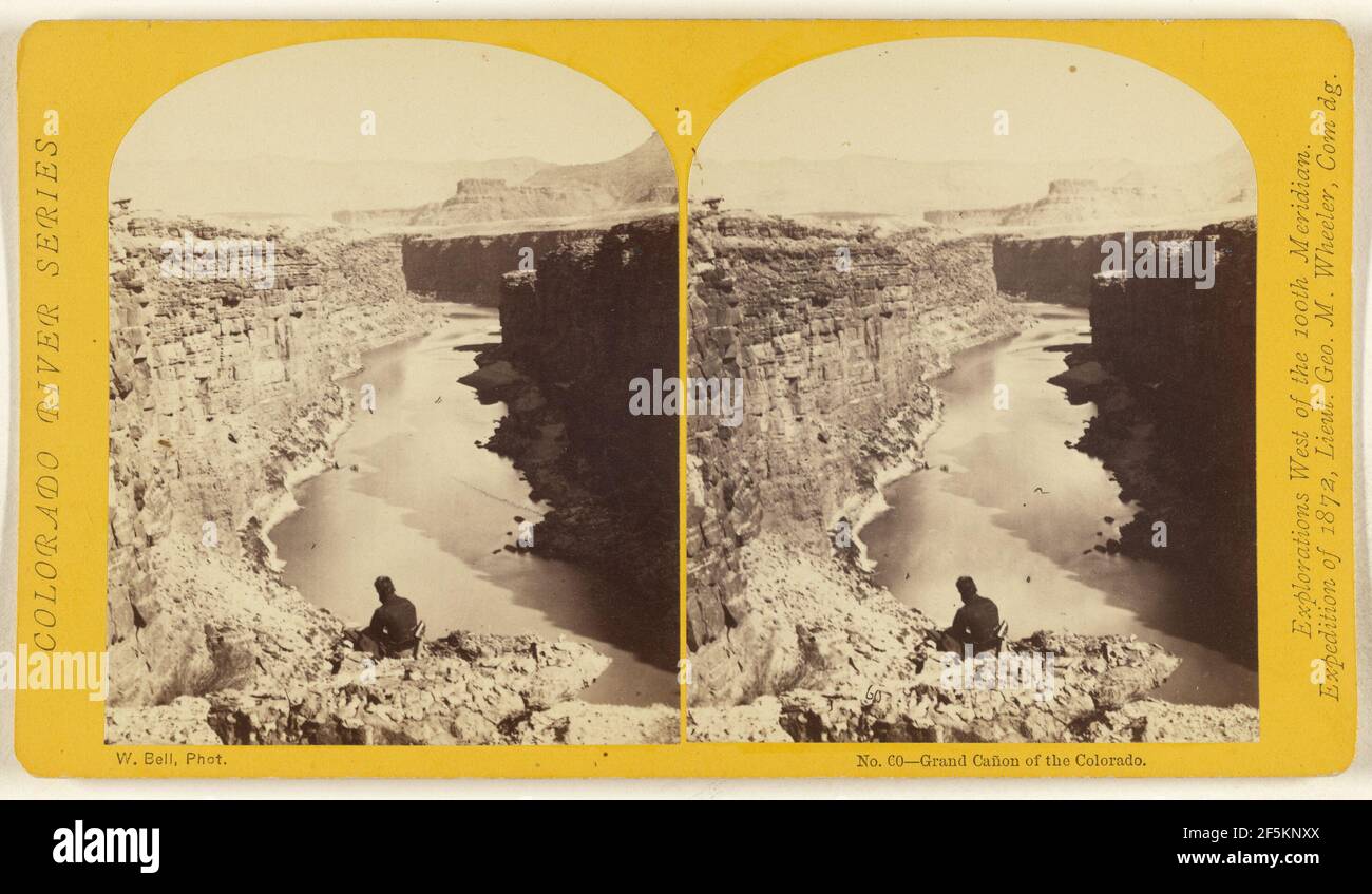 Grand Canon of the Colorado.. William H. Bell (American, 1830 - 1910 ...