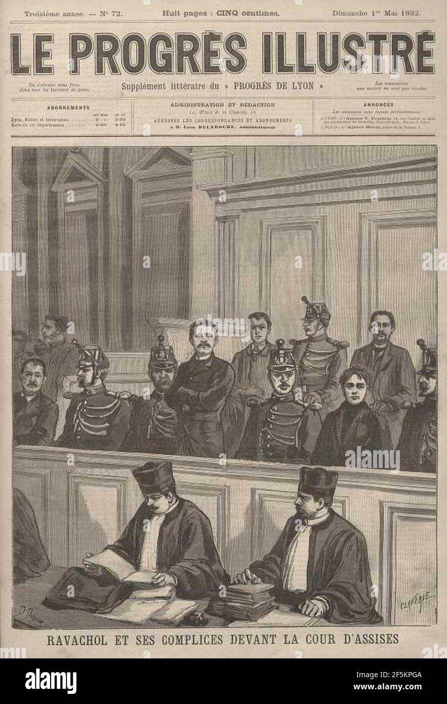 Ravachol - Julgamento Progres Illustre Stock Photo - Alamy