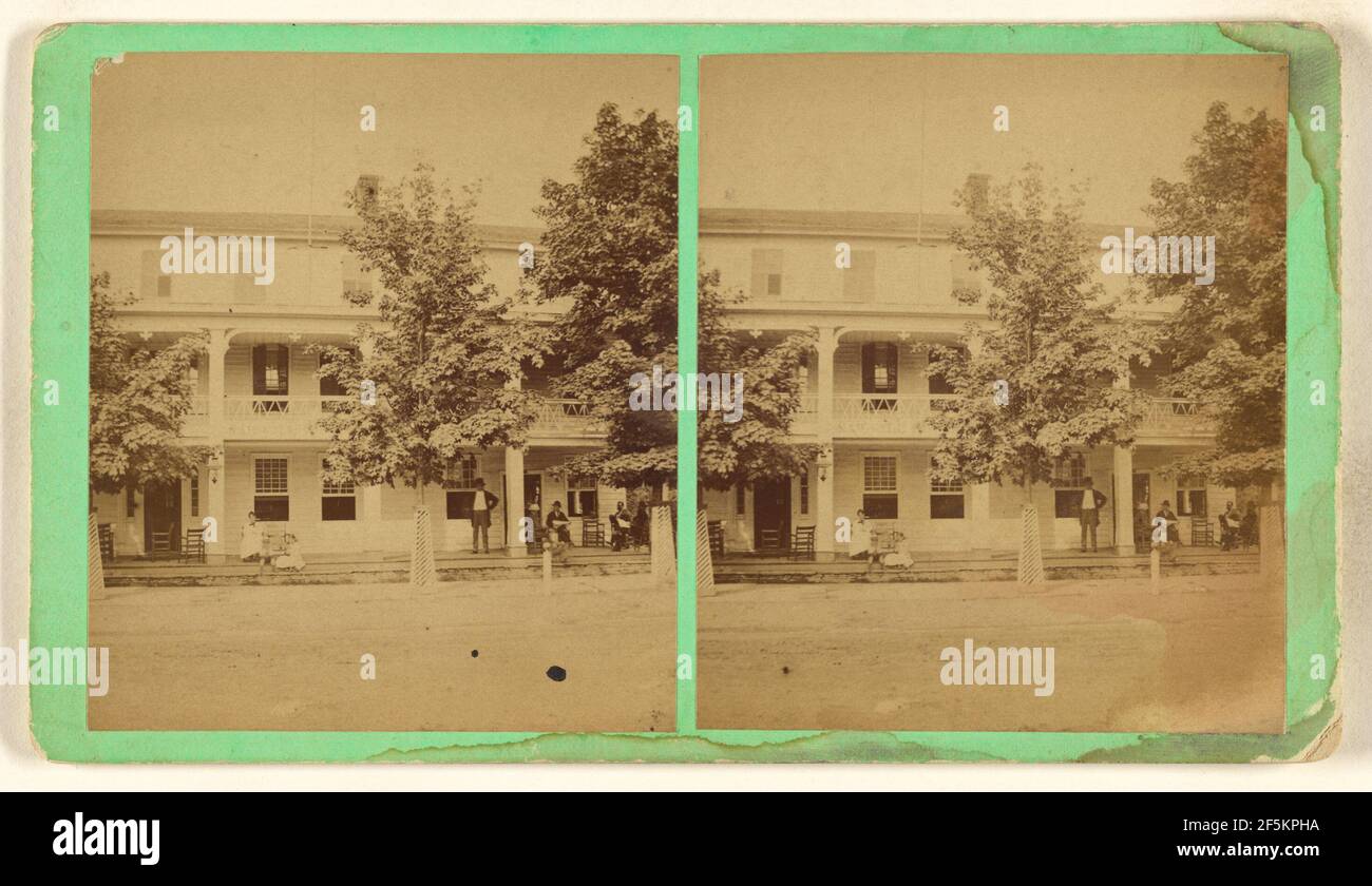 Sawkill House, Milford, Pennsylvania. Loudolph Hensel (American, active ...