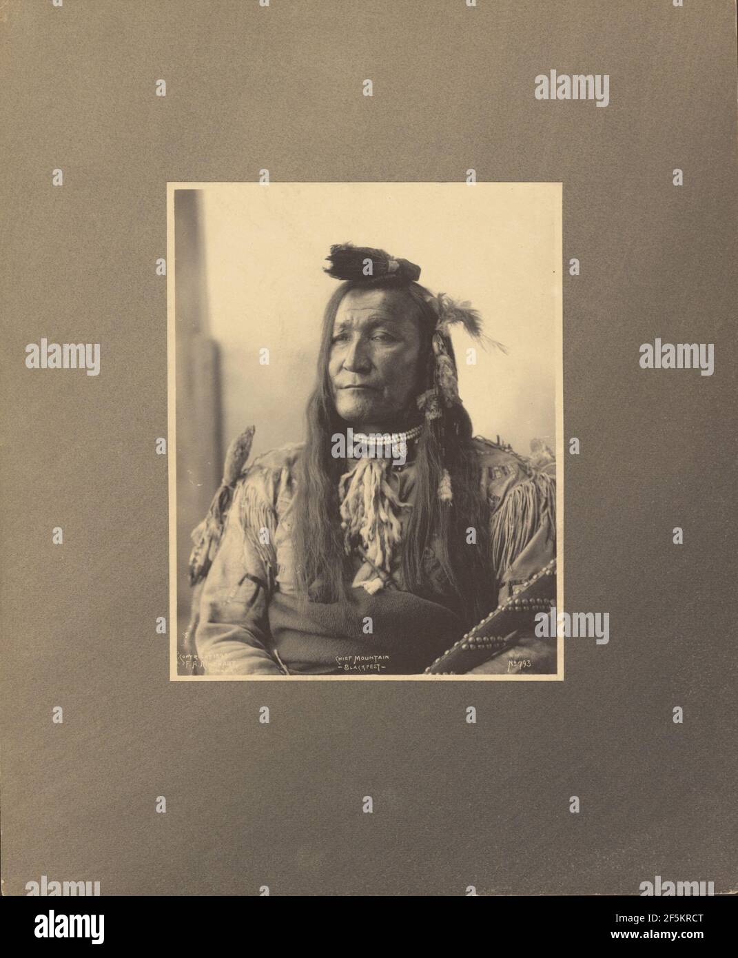Chief Mountain, Blackfeet Stock Photo - Alamy
