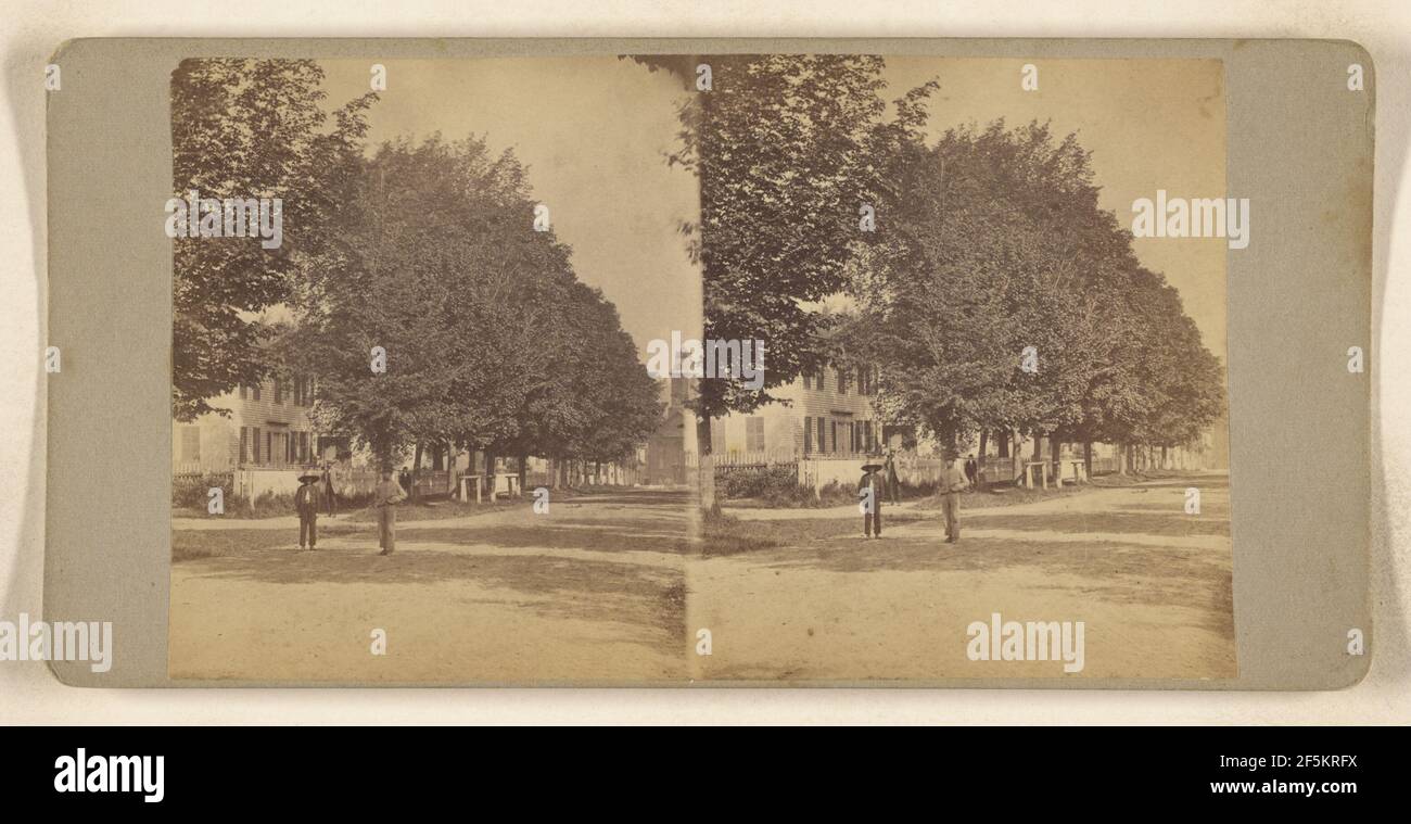 Town Hall, Lebanon, New Hampshire. William W. Culver (American, 1834 ...