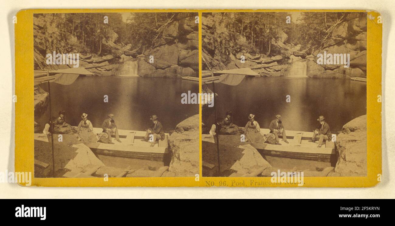 Pool, Franconia Notch.. Benjamin West Kilburn (American, 1827 - 1909 ...