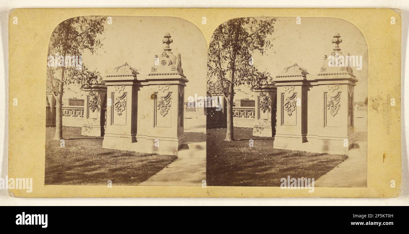 The Details of the Terrace Central Park, New York City. Deloss Barnum ...