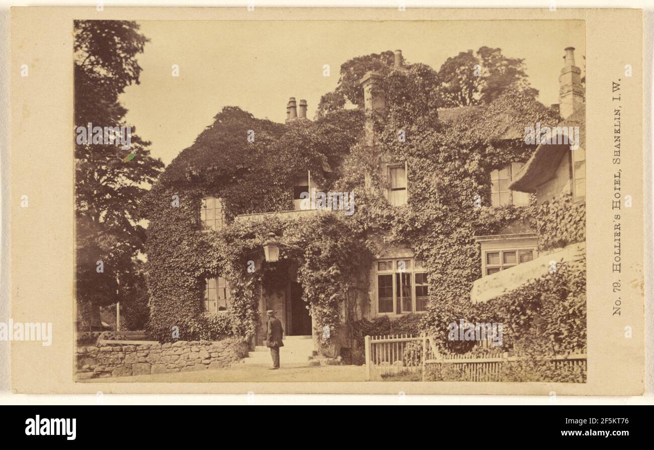Hollier's Hotel, Shanklin, I.W.. Frank Mason Good (English, 1839 - 1928 ...
