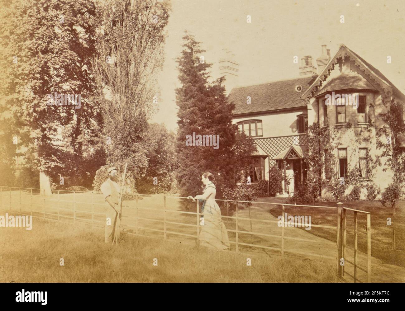 Country House. Willoughby Wallace Hooper (English, 1837 - 1912 Stock ...