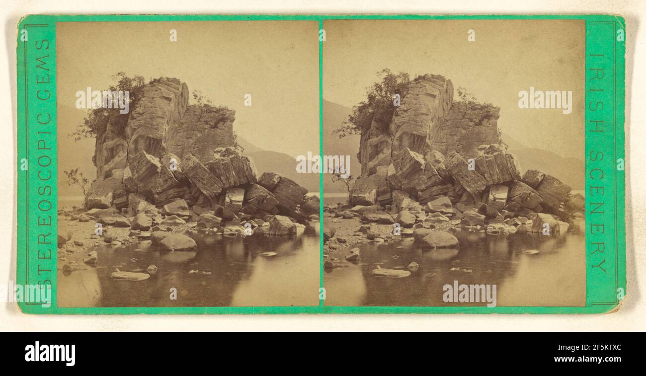 Killarney. The Colleen Bawn Rock, Torc Lake.. John Hudson (Irish ...