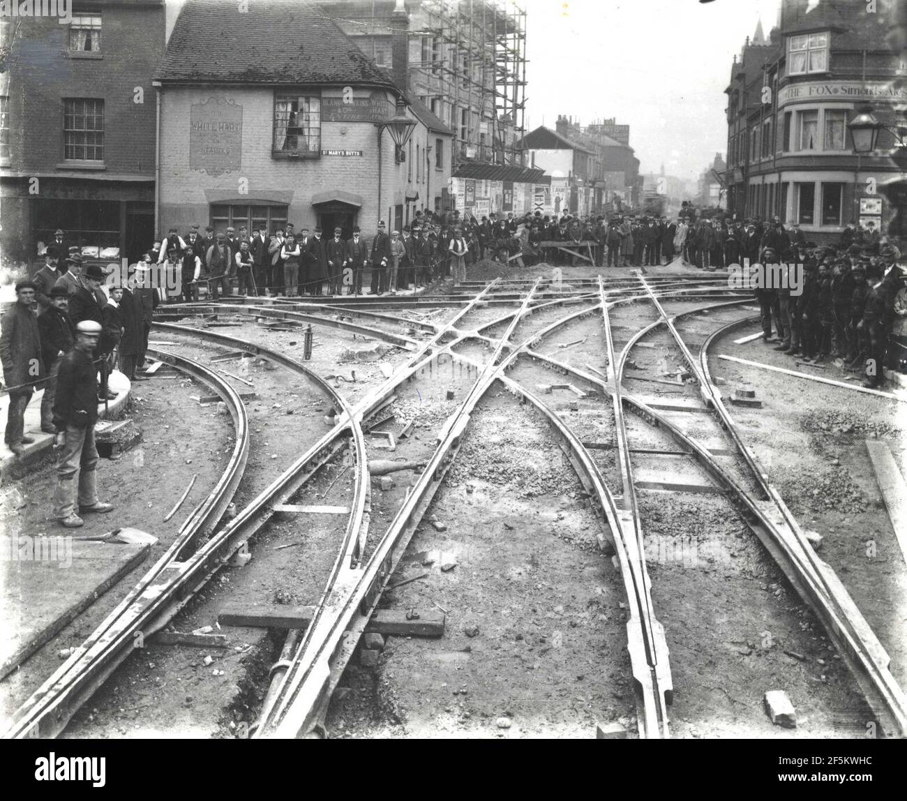 Reading Corporation Tramways, 1903 Stock Photo - Alamy