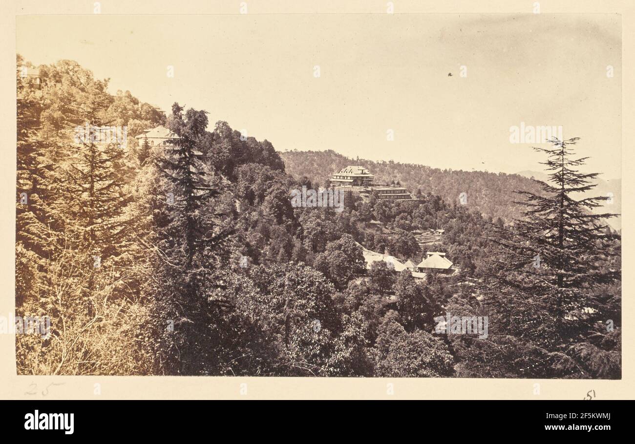 Simla; The Yarrows. Samuel Bourne (English, 1834 - 1912 Stock Photo - Alamy