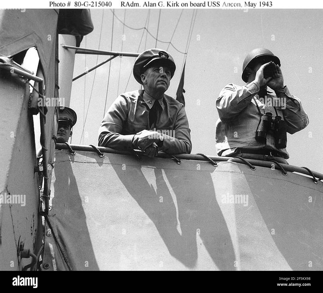 Rear Admiral Alan G. Kirk, USN (center Stock Photo - Alamy